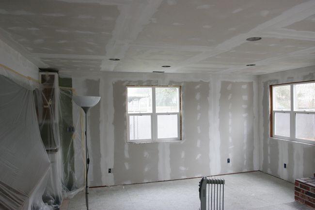 Family Room Drywall